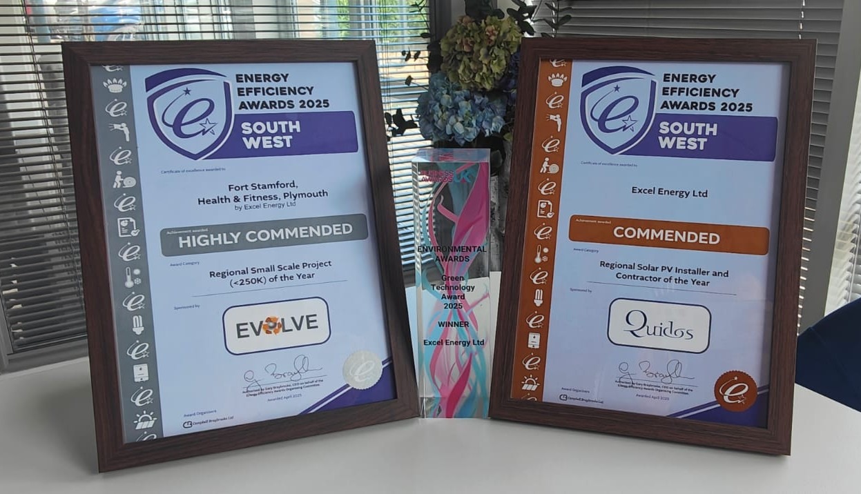 Excel Energy Wins Green Technology Award At The 2025 Business Awards UK Environmental Honours